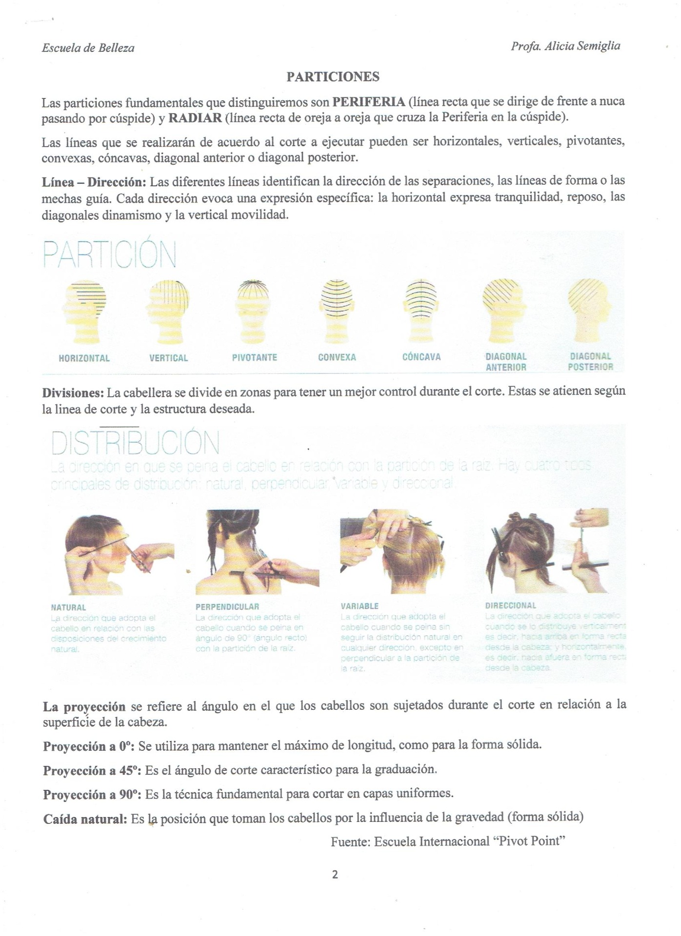 CORTE :: Taller Peinados 2do